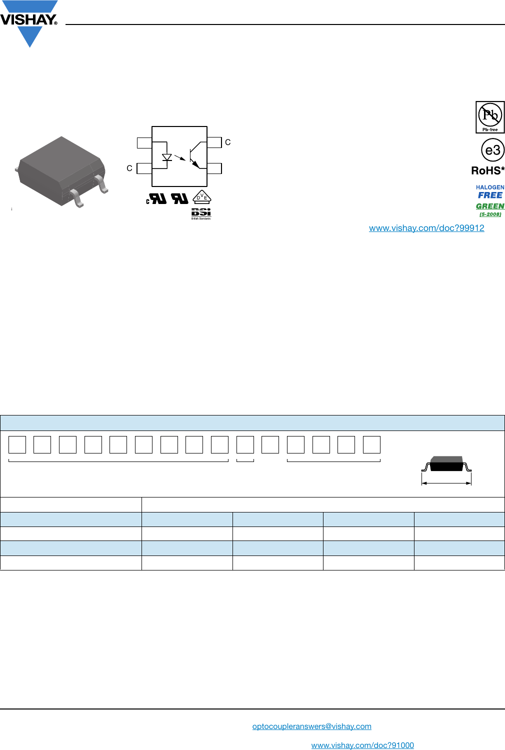 SFH1690 Series Datasheet by Vishay Semiconductor Opto Division | Digi-Key Electronics