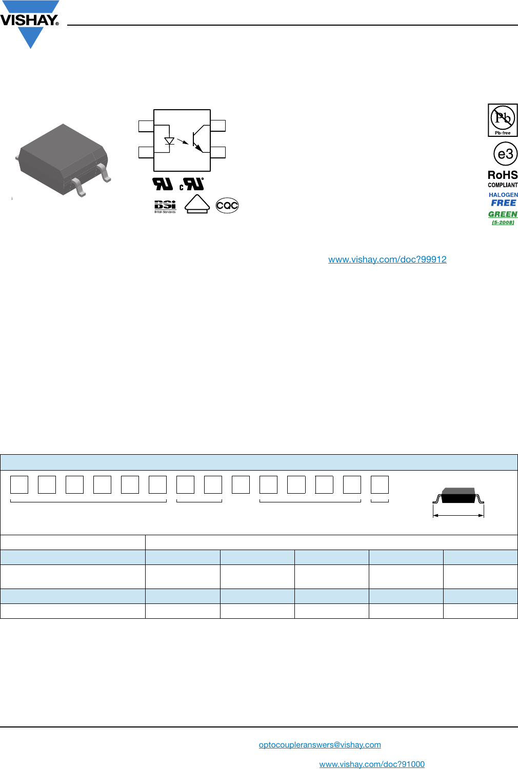 SFH690x(x)T Datasheet by Vishay Semiconductor Opto Division | Digi-Key Electronics