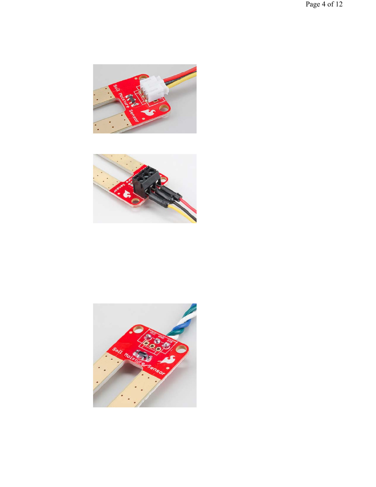 Soil Moisture Sensor Hookup Guide Datasheet by SparkFun Electronics | Digi-Key Electronics