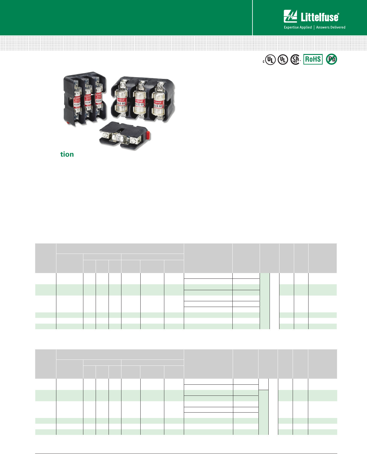 LF Series Class T Fuseblocks Datasheet by Littelfuse Inc. | Digi-Key Electronics