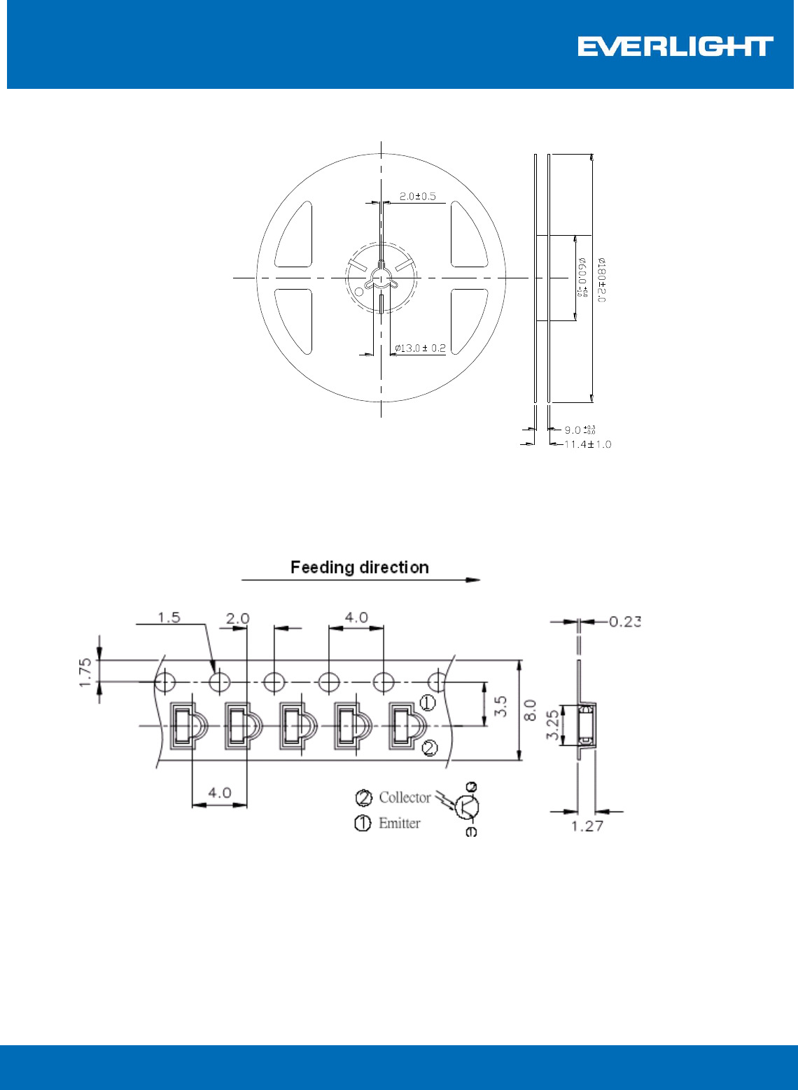 PT12-21C/TR8 Datasheet by Everlight Electronics Co Ltd | Digi-Key Electronics